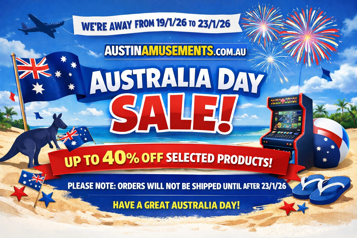 Australia Day Sale – Up to 40% Off Selected Products 🇦🇺 – Austin Amusements