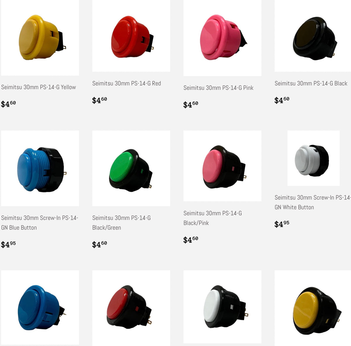 Seimitsu 30mm PS-14 Buttons: Elevate Your Gaming Experience – Austin ...