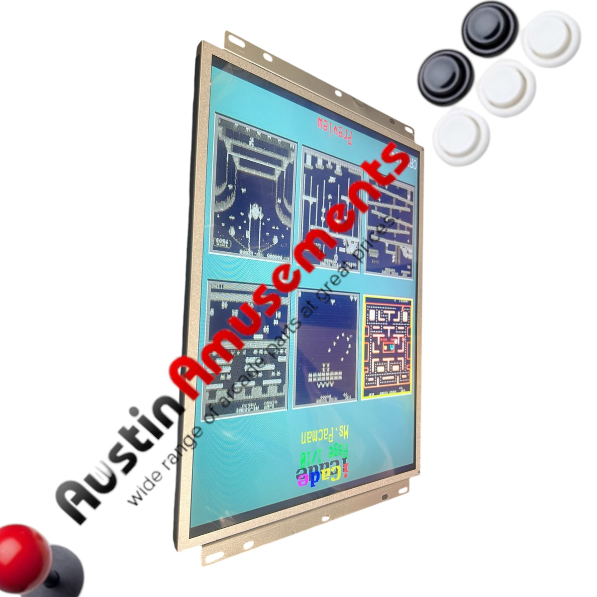 New 19in 4:3 VGA Arcade Monitor LCD Screen – Austin Amusements