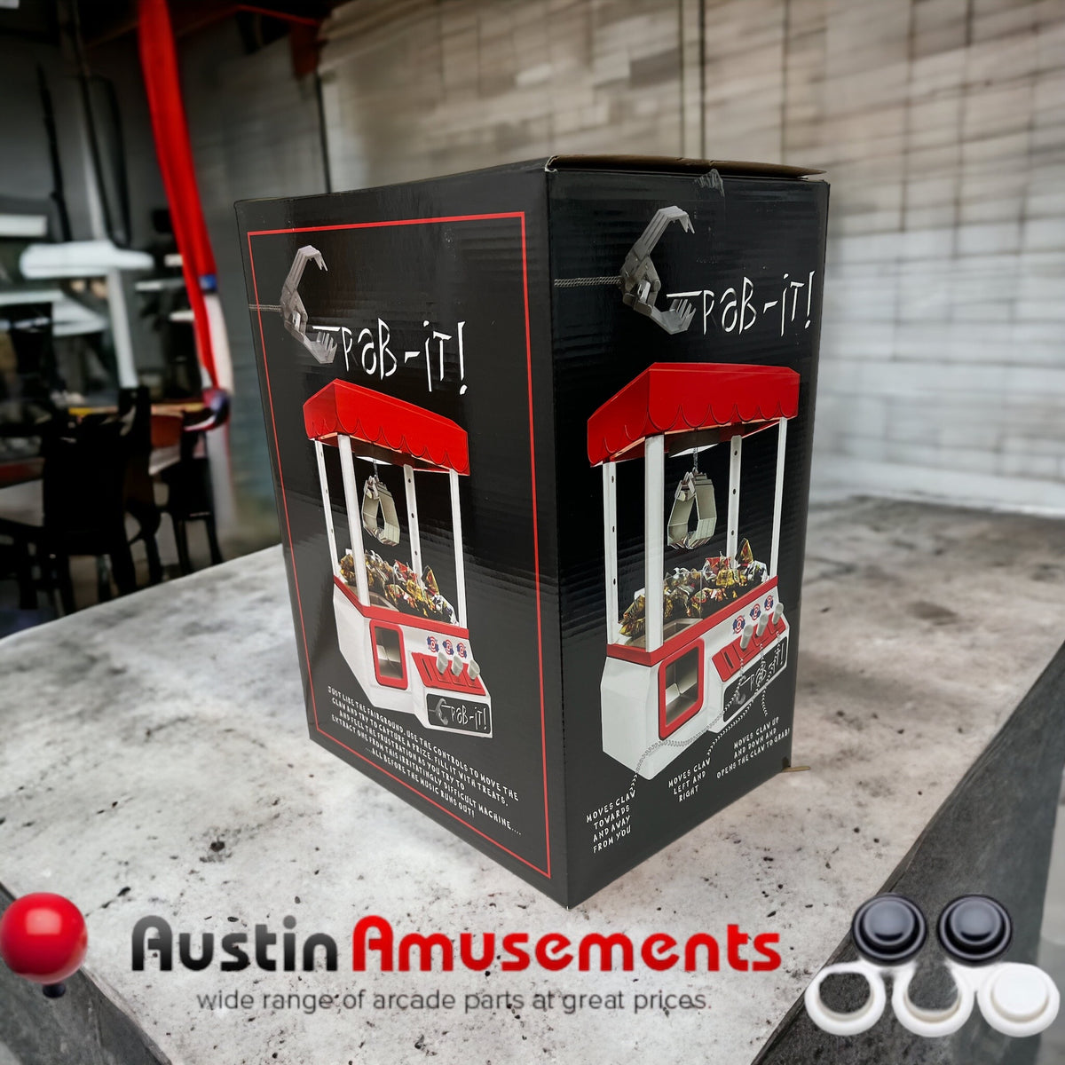 Carnival Style Arcade Claw Candy Grabber Prize Machine – Austin Amusements