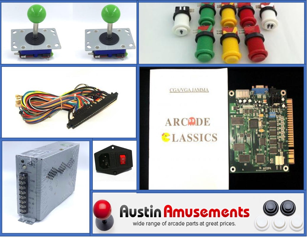 Ultimate Classic Arcade Kit- 60 in 1 Jamma Board – Austin Amusements