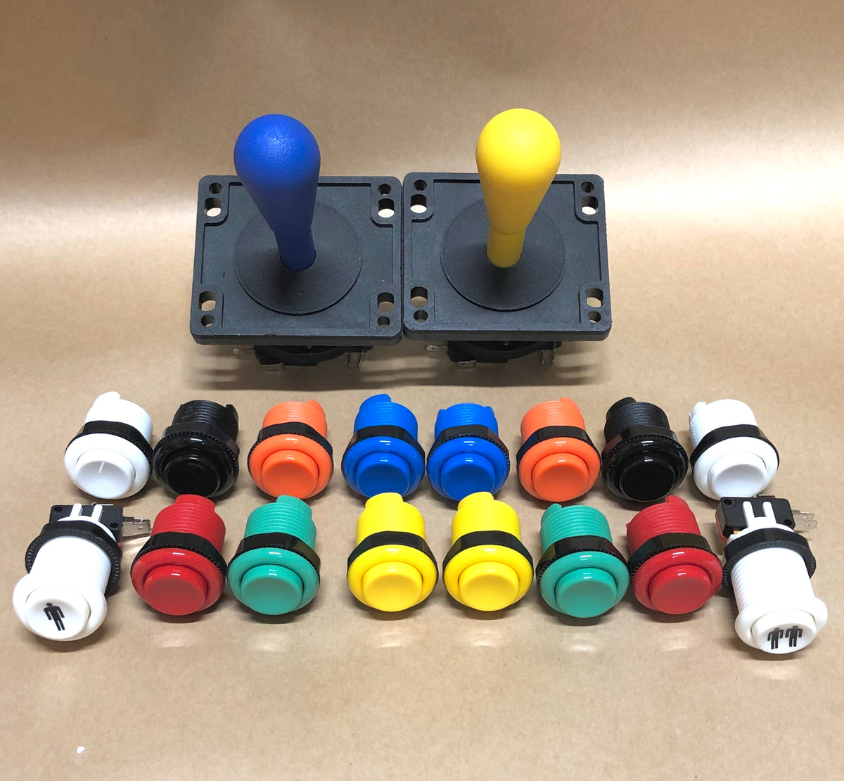 Arcade Pack- Happ Style Competition Joysticks & Ausleaf Buttons ...