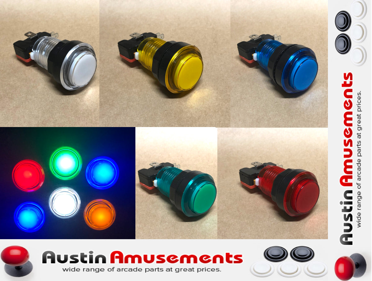 LED Arcade Buttons, Choose your colour. Price is per button. – Austin ...